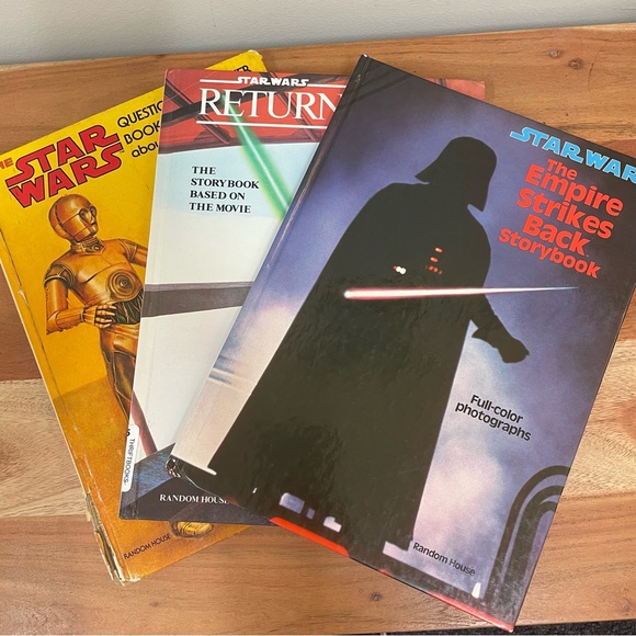 Lucasfilm | Other | Vintage Star Wars Book Bundle Three Books Late ...